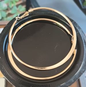 Jewelry | 18k Gold Plated Hoops | Poshmark